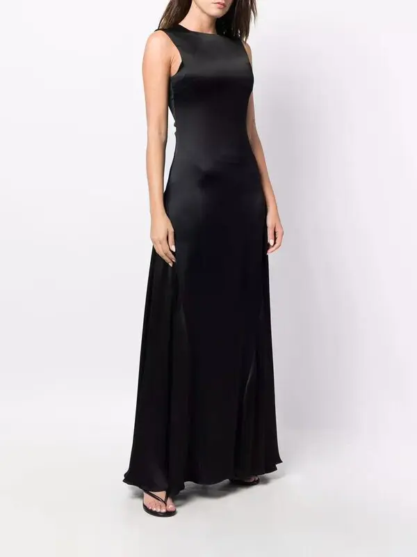 AMI Paris Side-panel Long Dress