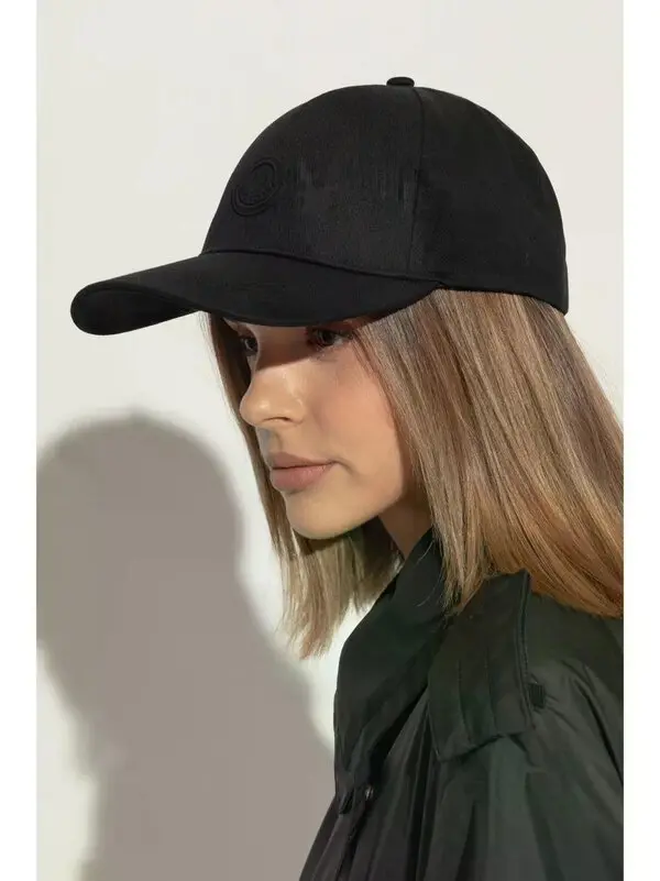 Moncler Gabardine Baseball Cap - Black
