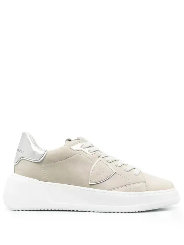 Philippe Model Tres Temple Low-top Sneakers - Grey