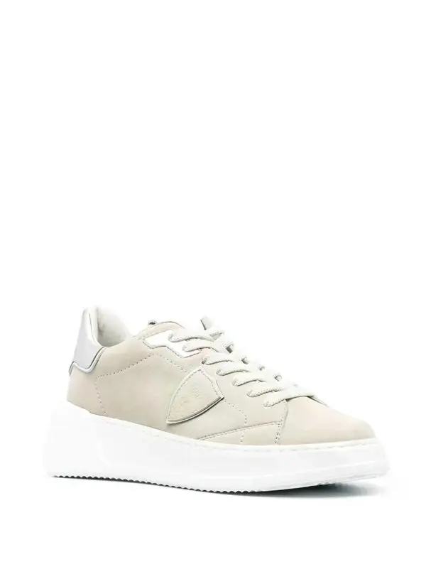 Philippe Model Tres Temple Low-top Sneakers - Grey