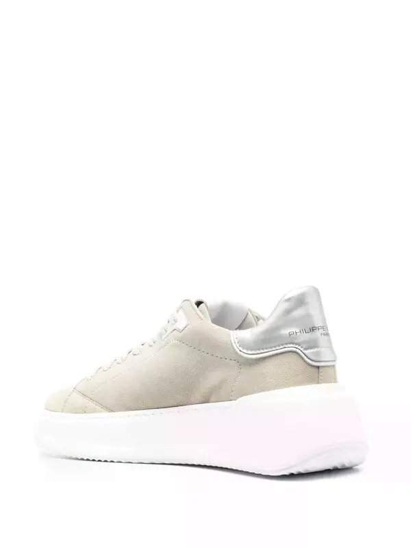 Philippe Model Tres Temple Low-top Sneakers - Grey