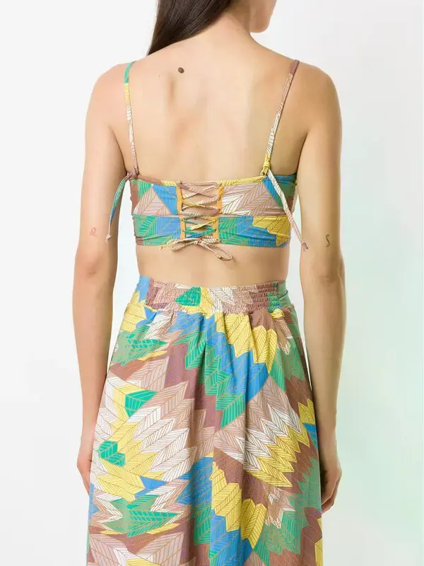 AMIR SLAMA Cropped Bra Top