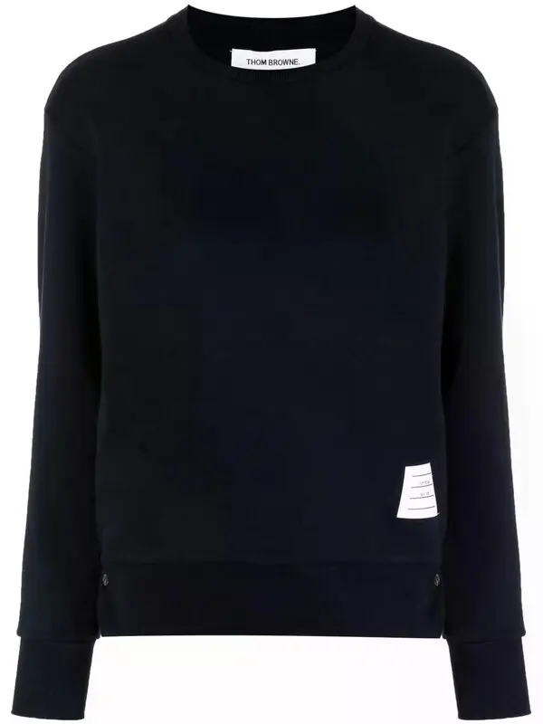 Thom Browne Rwb Stripe Cotton Sweatshirt