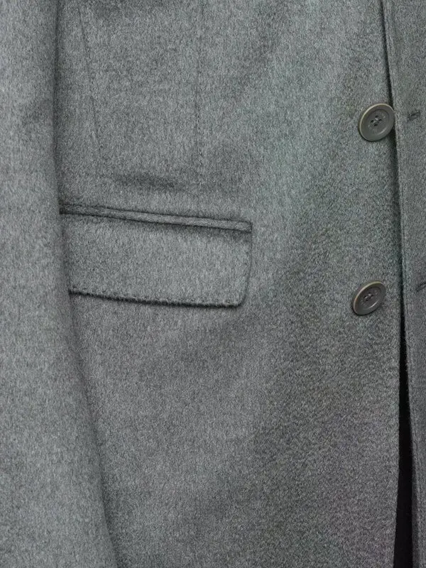 Herno Single-breasted Layered Coat