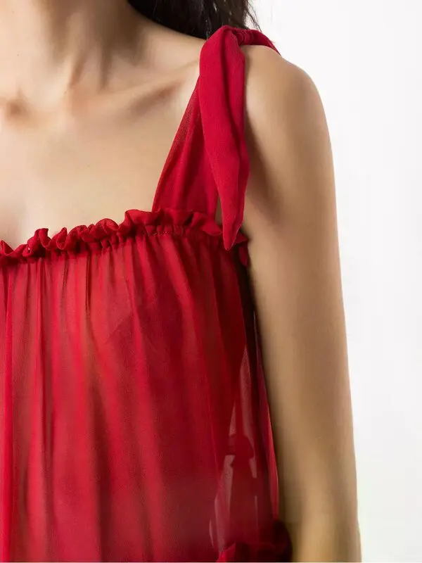 AMIR SLAMA Silk Maxi Dress