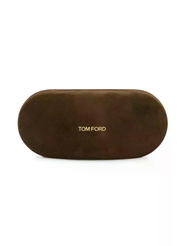 TOM FORD Round Frame Glasses - Brown