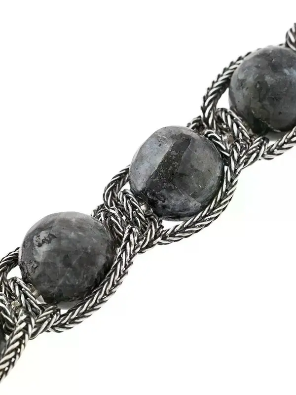 Emanuele Bicocchi Beaded Braided-chain Bracelet