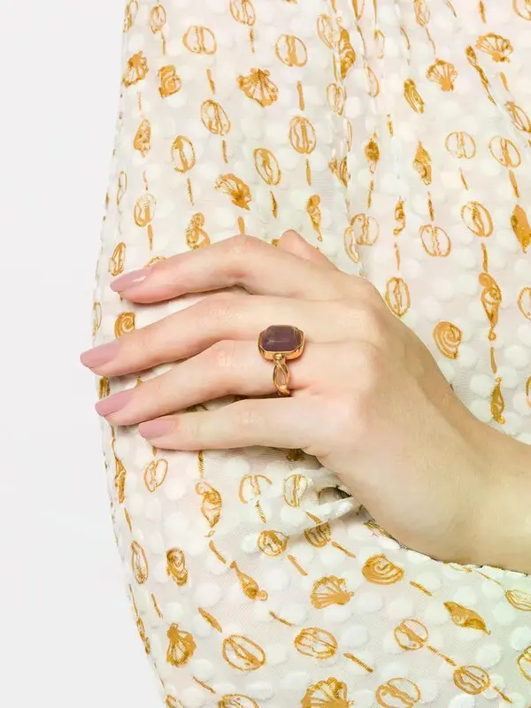 GOOSSENS Cabochons Square Ring