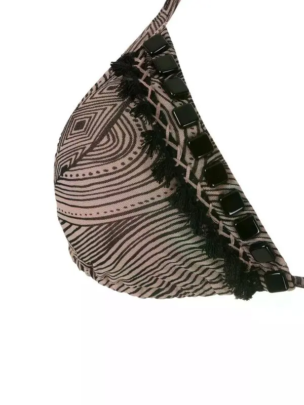 AMIR SLAMA Embellished Triangle Bikini Set