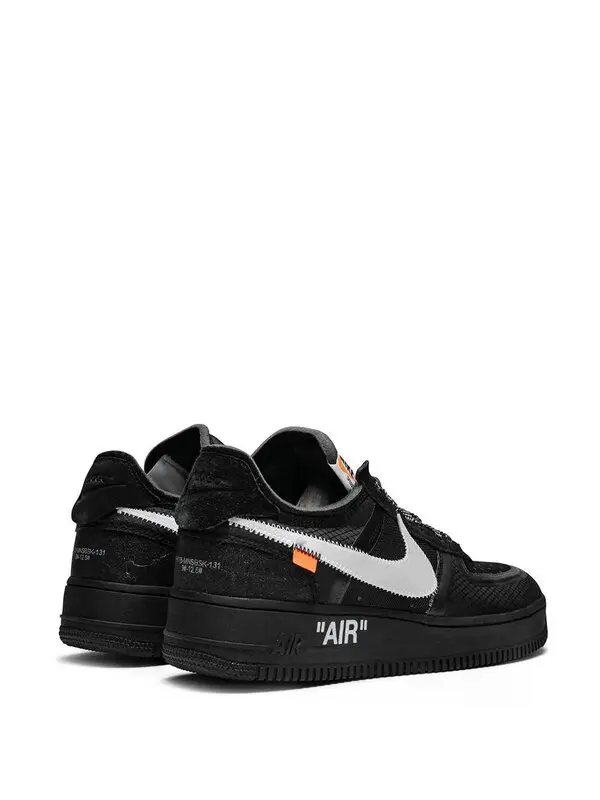 Nike X Off White Air Force 1 Low Sneakers - Black