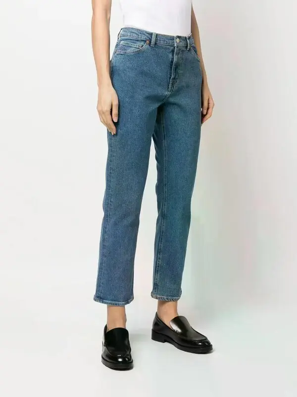 Paul Smith Mid-rise Cropped Jeans