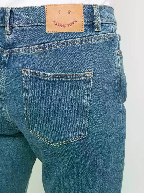 Paul Smith Mid-rise Cropped Jeans