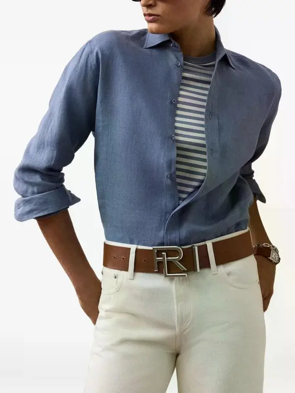 Ralph Lauren Linen Shirt - Blue