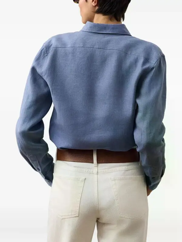 Ralph Lauren Linen Shirt - Blue