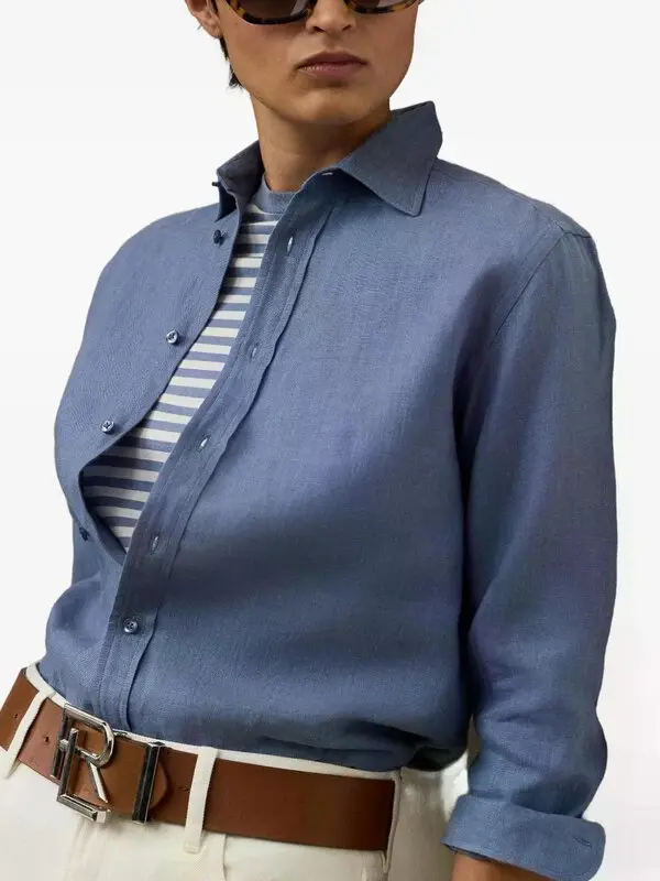 Ralph Lauren Linen Shirt - Blue