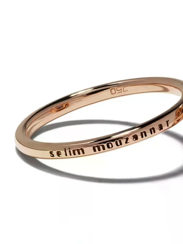 SELIM MOUZANNAR 18kt Rose Gold Sapphire And Diamond Mina Ring