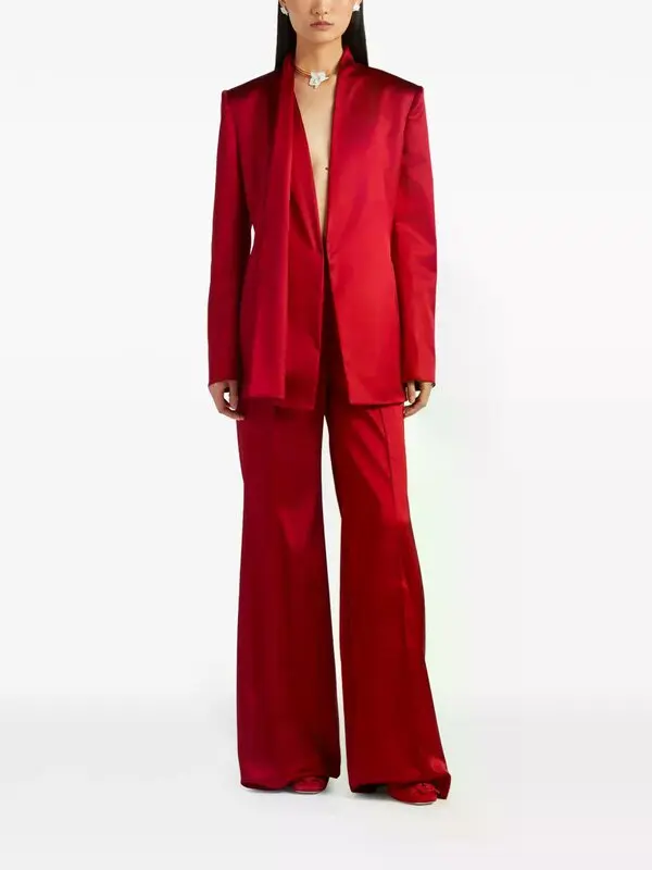 GENNY Satin-finish Blazer