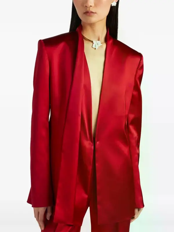 GENNY Satin-finish Blazer