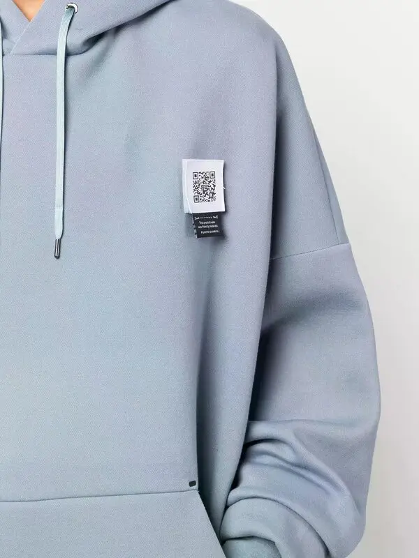 FUMITO GANRYU 2-way Pullover Hoodie - Blue