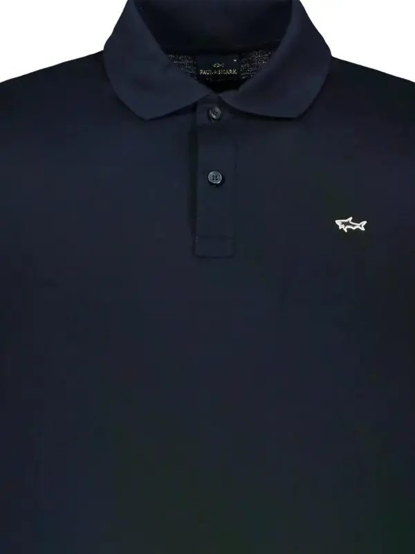 Paul & Shark Long-sleeve Polo Shirt - Blue