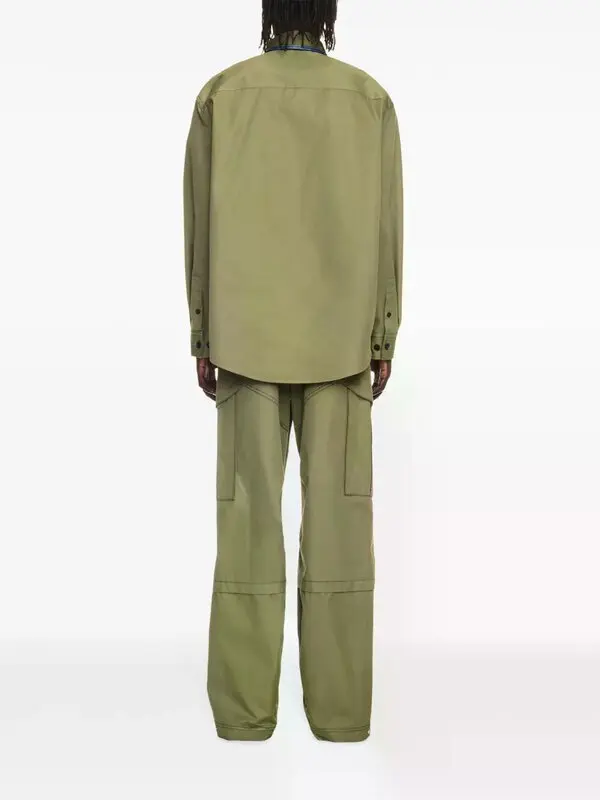 Off-White Logo-embroidered Shirt Jacket