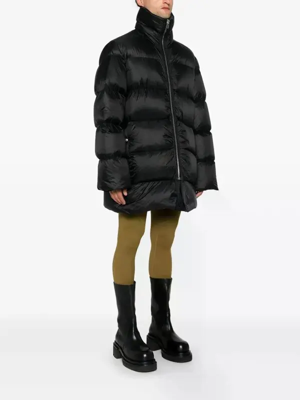 Rick Owens Quilted Recycled Polyamide Turtle Raincoat - Black