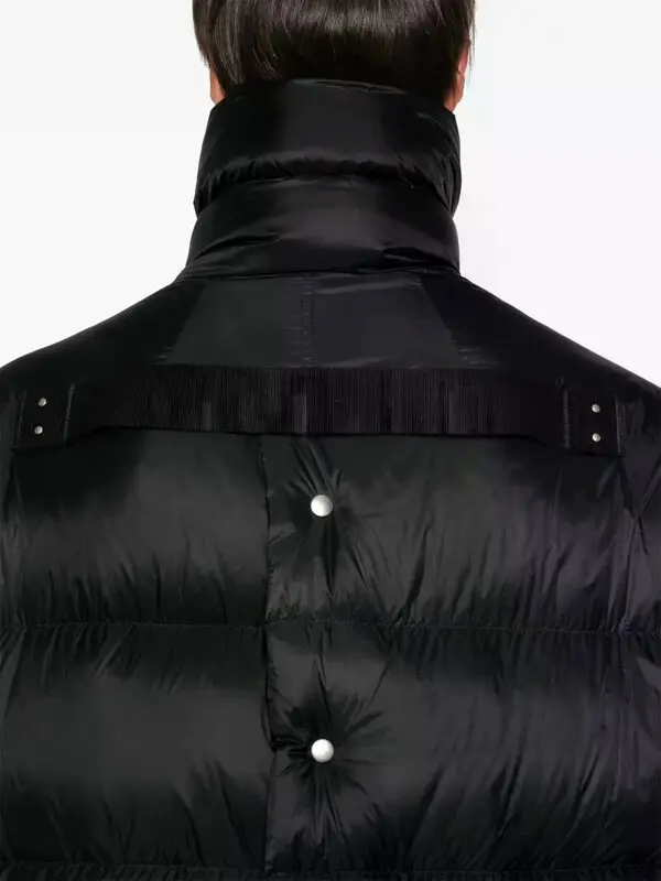 Rick Owens Quilted Recycled Polyamide Turtle Raincoat - Black