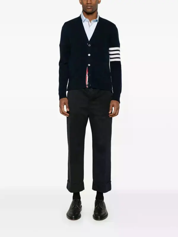 Thom Browne 4-bar Virgin-wool Cardigan