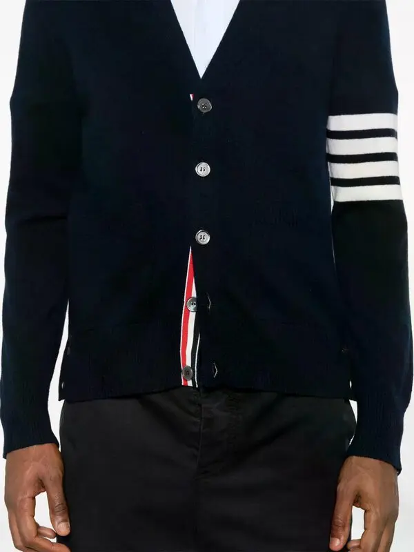 Thom Browne 4-bar Virgin-wool Cardigan
