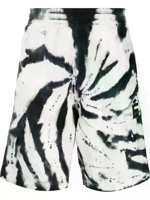 Études Studio Tie-dye Organic Cotton Shorts - Neutrals