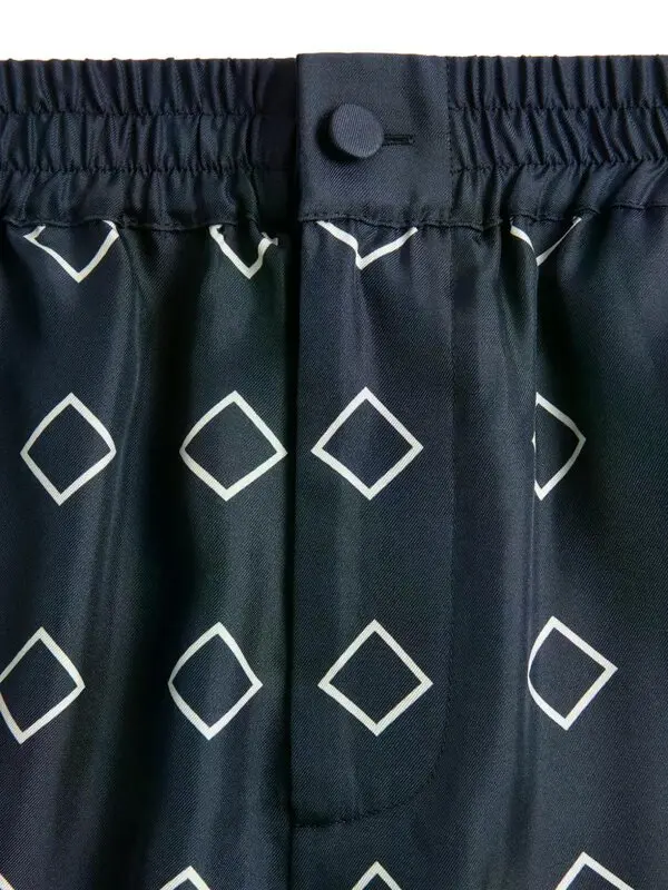 Valentino Garavani Printed Twill Bermuda Shorts