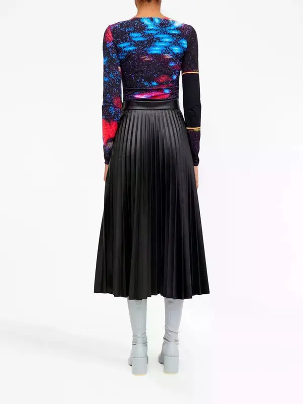 MAISON MARGIELA Pleated Midi Skirt