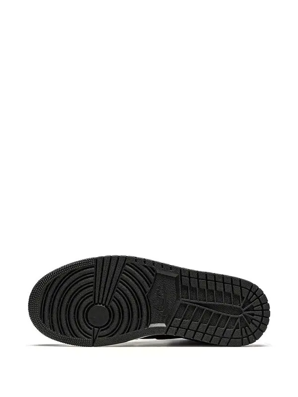 JORDAN Air 1 Mid Hyper Royal Sneakers - Black