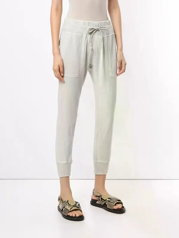 JAMES PERSE Drawstring Waist Trousers - White