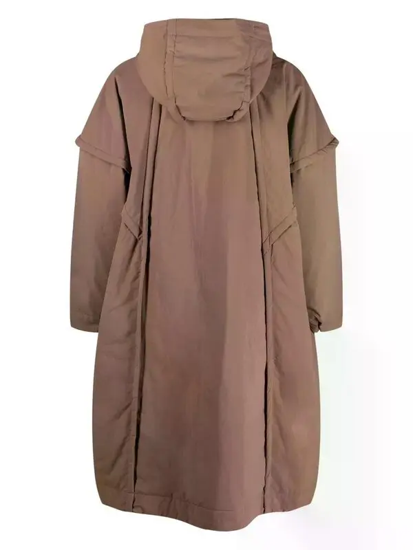 Issey Miyake Padded Hooded Coat