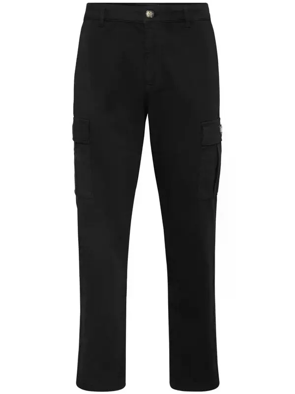 Philipp Plein Logo Patch Cargo Trousers