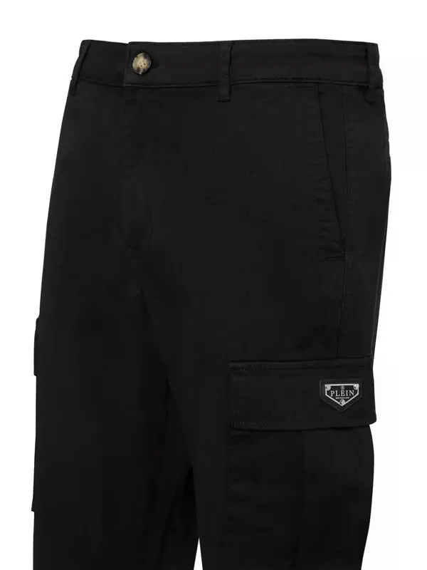 Philipp Plein Logo Patch Cargo Trousers