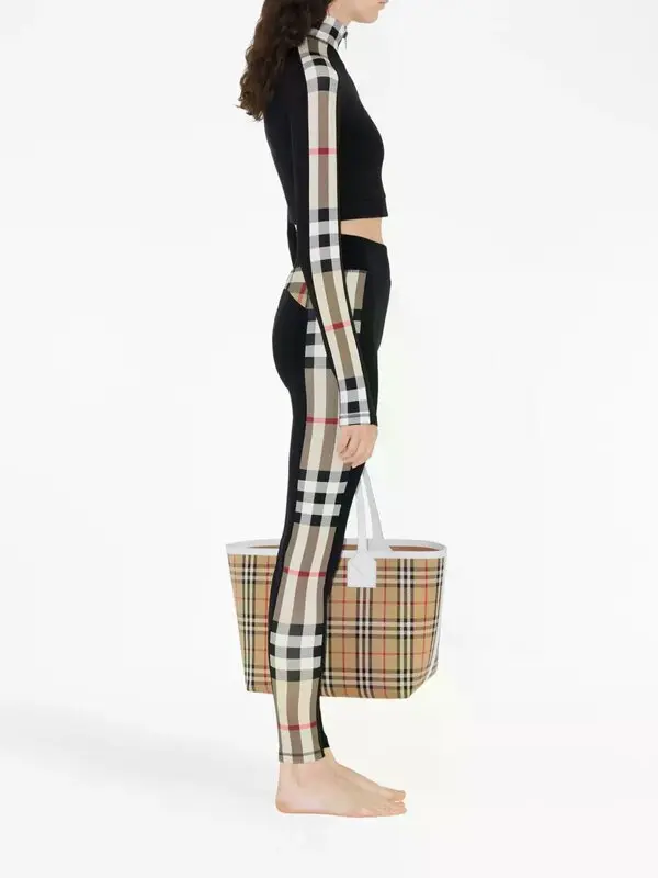 Burberry Vintage Check-panel Leggings