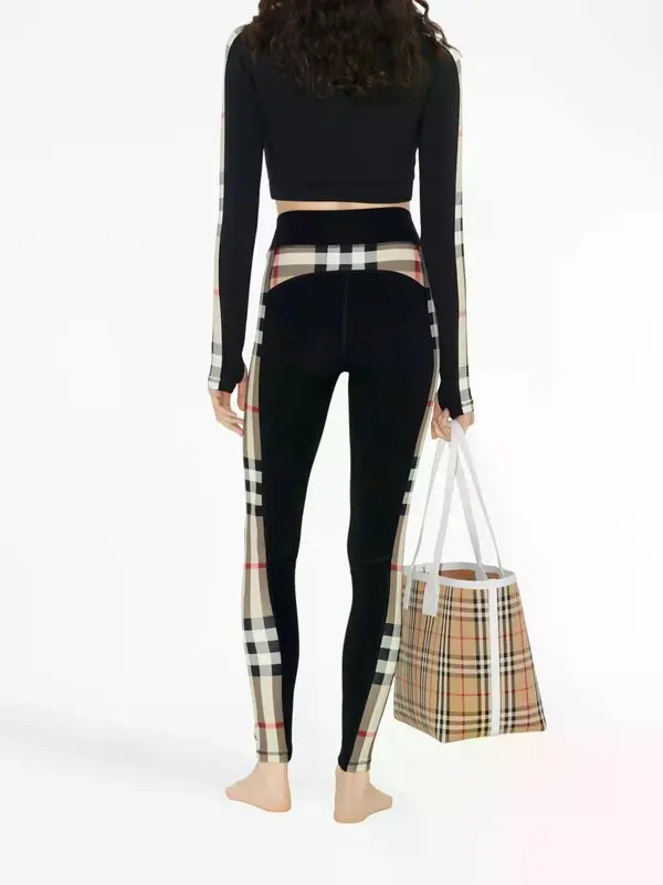 Burberry Vintage Check-panel Leggings