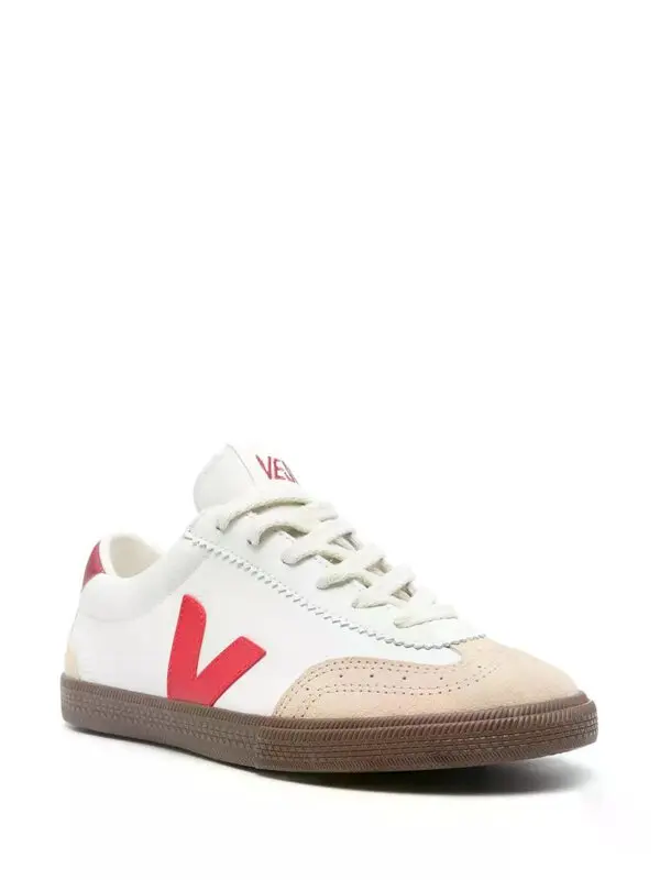 VEJA Volley Suede-panelled Sneakers - White