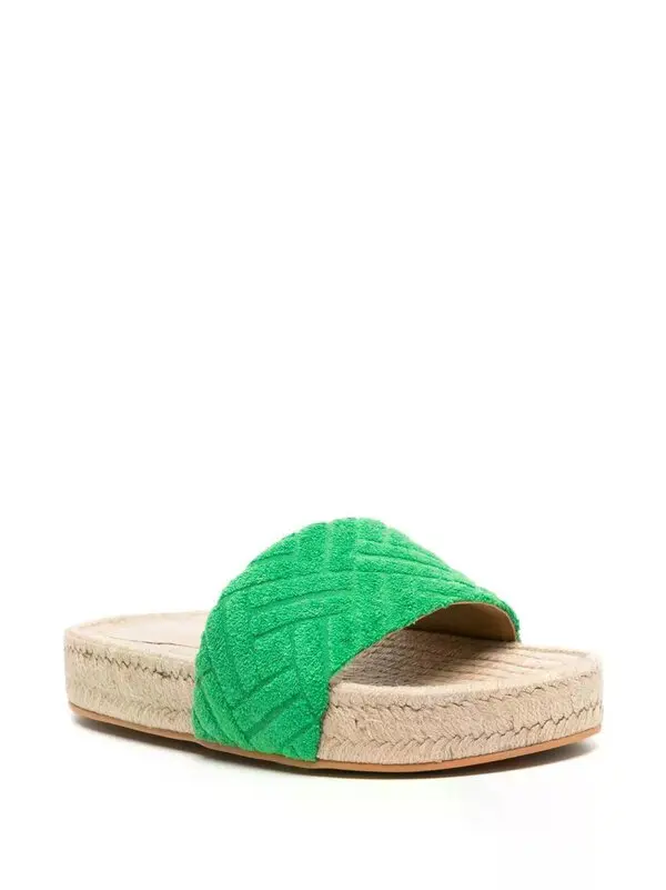 Senso Isobel Open-toe Espadrilles - Green