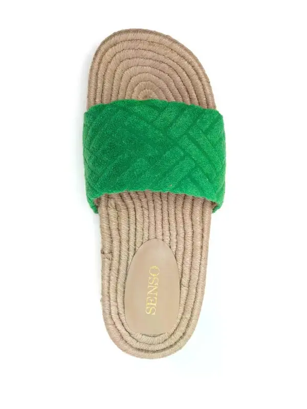 Senso Isobel Open-toe Espadrilles - Green