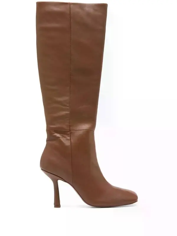 Senso Saryne Leather Knee-high Boots - Brown