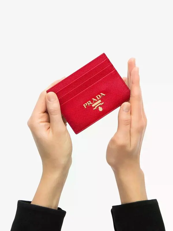 Prada Compact Front Logo Cardholder