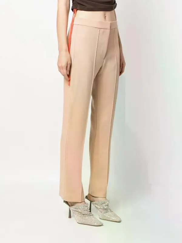 Alex Perry Pleat-detail Straight-leg Trousers