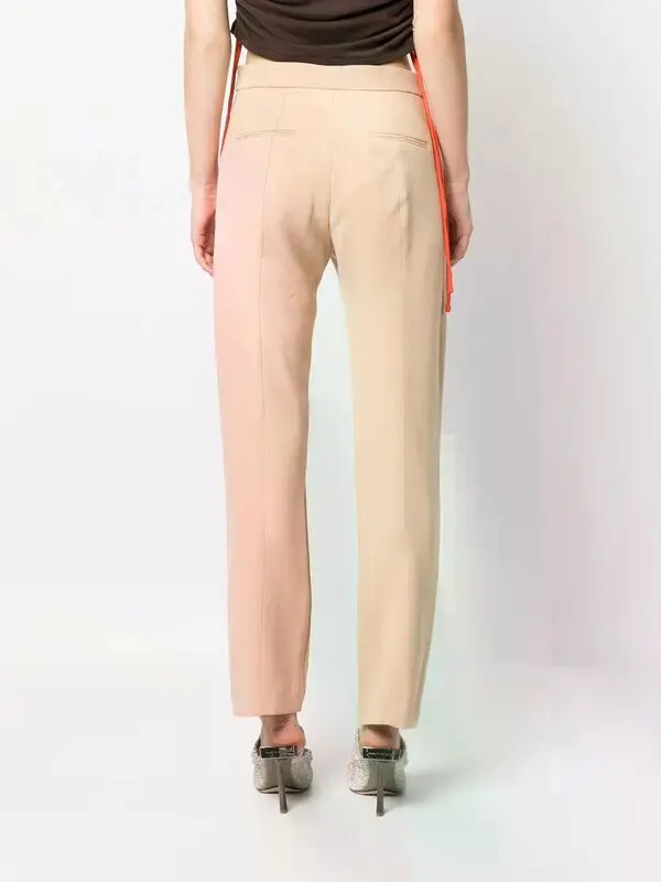 Alex Perry Pleat-detail Straight-leg Trousers