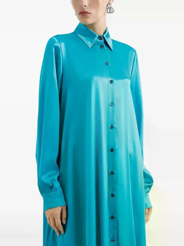 Dolce & Gabbana Silk Shirt Dress