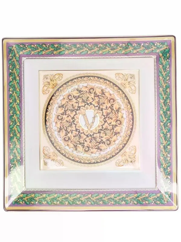 Versace Barocco Mosaic Ashtray - White