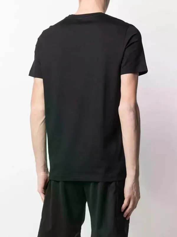 DONDUP Logo-embroidered T-shirt - Black