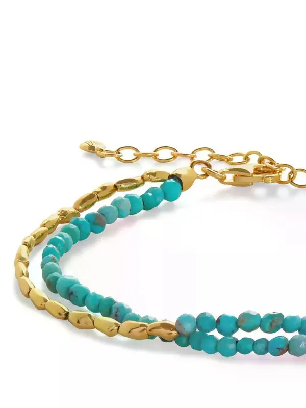 Monica Vinader Mini Nugget Gemstone Beaded Bracelet